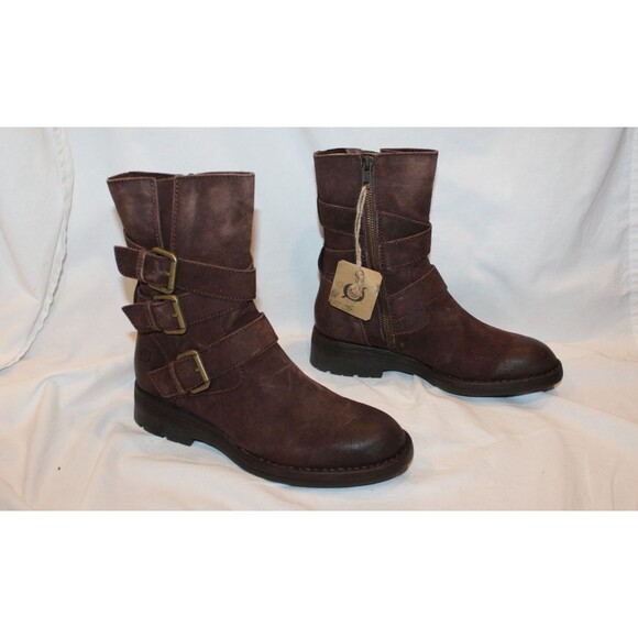 Born | Shoes | Born Mayne Womens Distressed Italian Suede Leather Boots ...